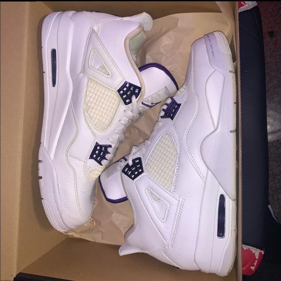 Jordan | Shoes | Air Jordan 4 Retro Purple Metallic | Poshmark